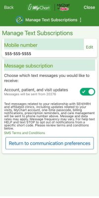 MyChart Text Messaging | KY, IN | St. Elizabeth Physicians